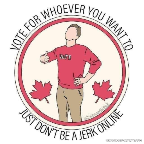 🇨🇦 Some solid advice for the upcoming election - 🇨🇦 Canada Memes