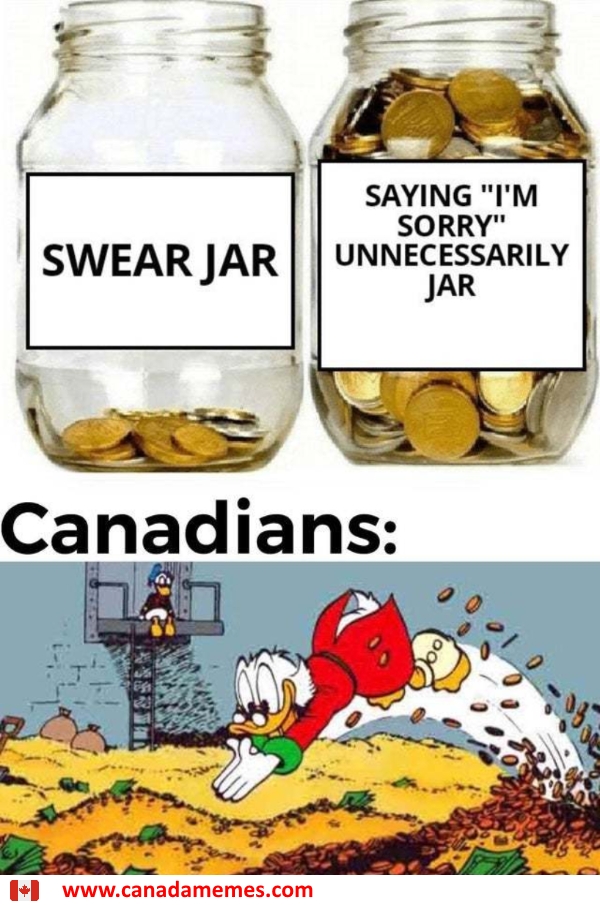 Canadian Swear Jar - 🇨🇦 Canada Memes